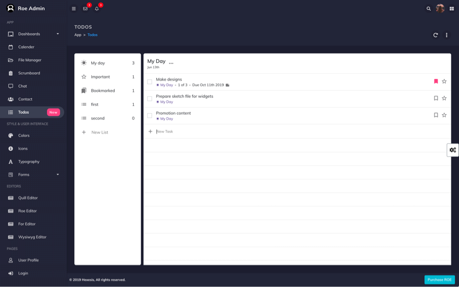 Roe - ReactJS Admin Dashboard Template by hexesis | ThemeForest